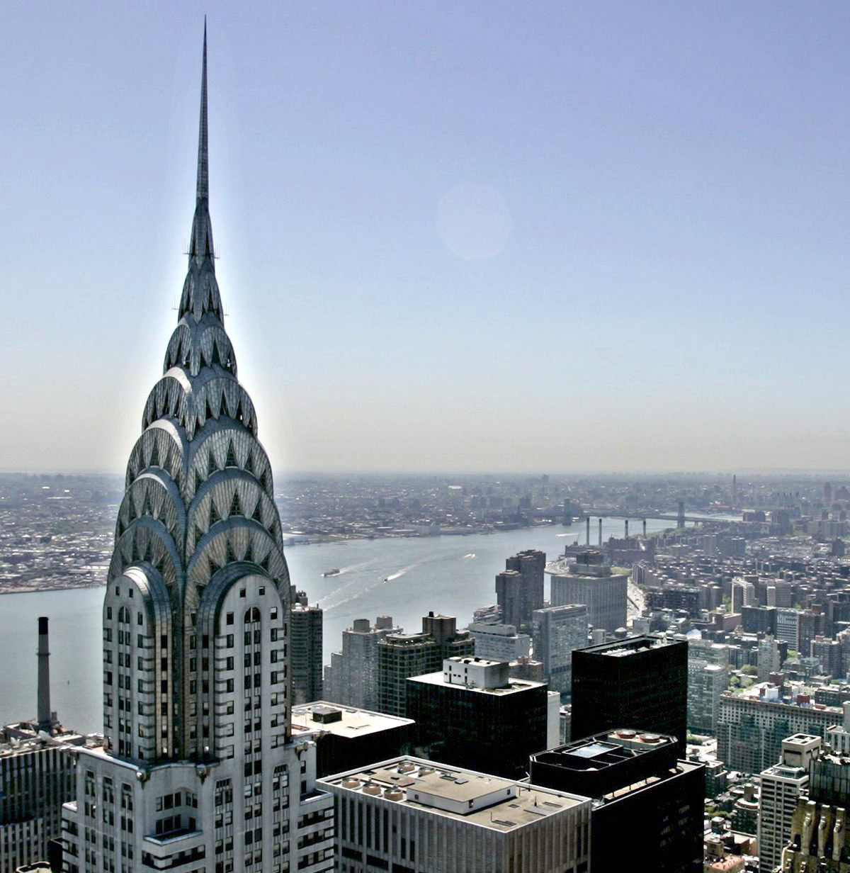 Chrysler Building Utklipp Ansicht Von Unten Auf Das Chrysler Building