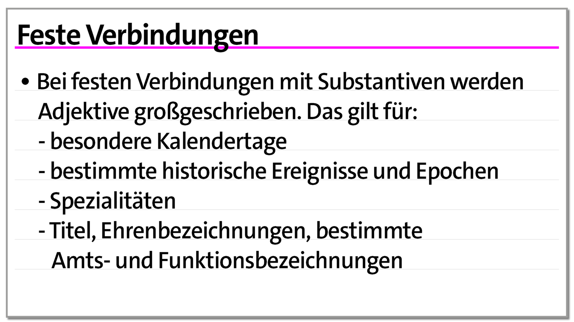 Groß- und Kleinschreibung - planet schule