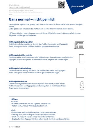 Alles voll peinlich? Körper und Pubertät | Unterricht Grundschule ...